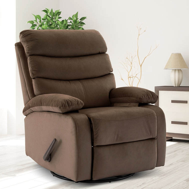 Small microfiber recliner store